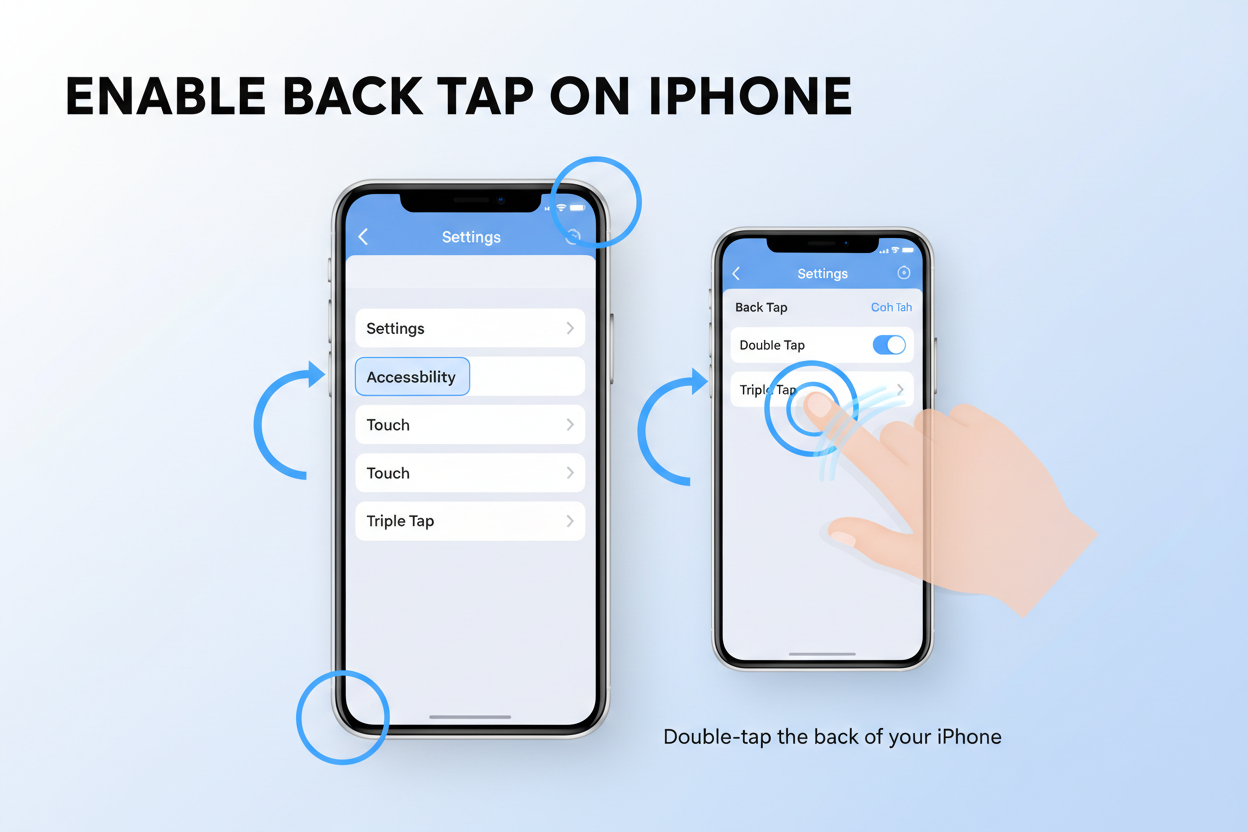how2 ios how2 turn on back tap – AOP3D tech