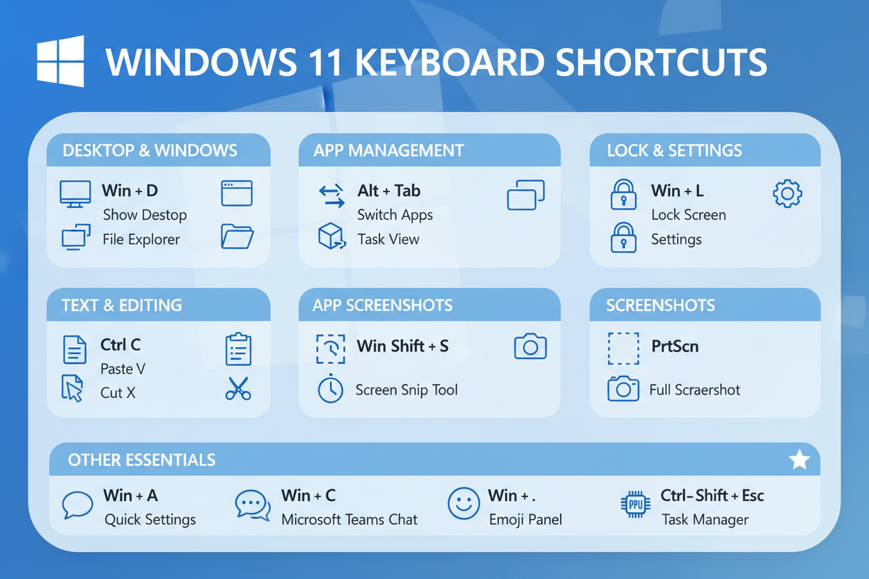 how2 windows 11 every key bord short cut key revealed – AOP3D tech